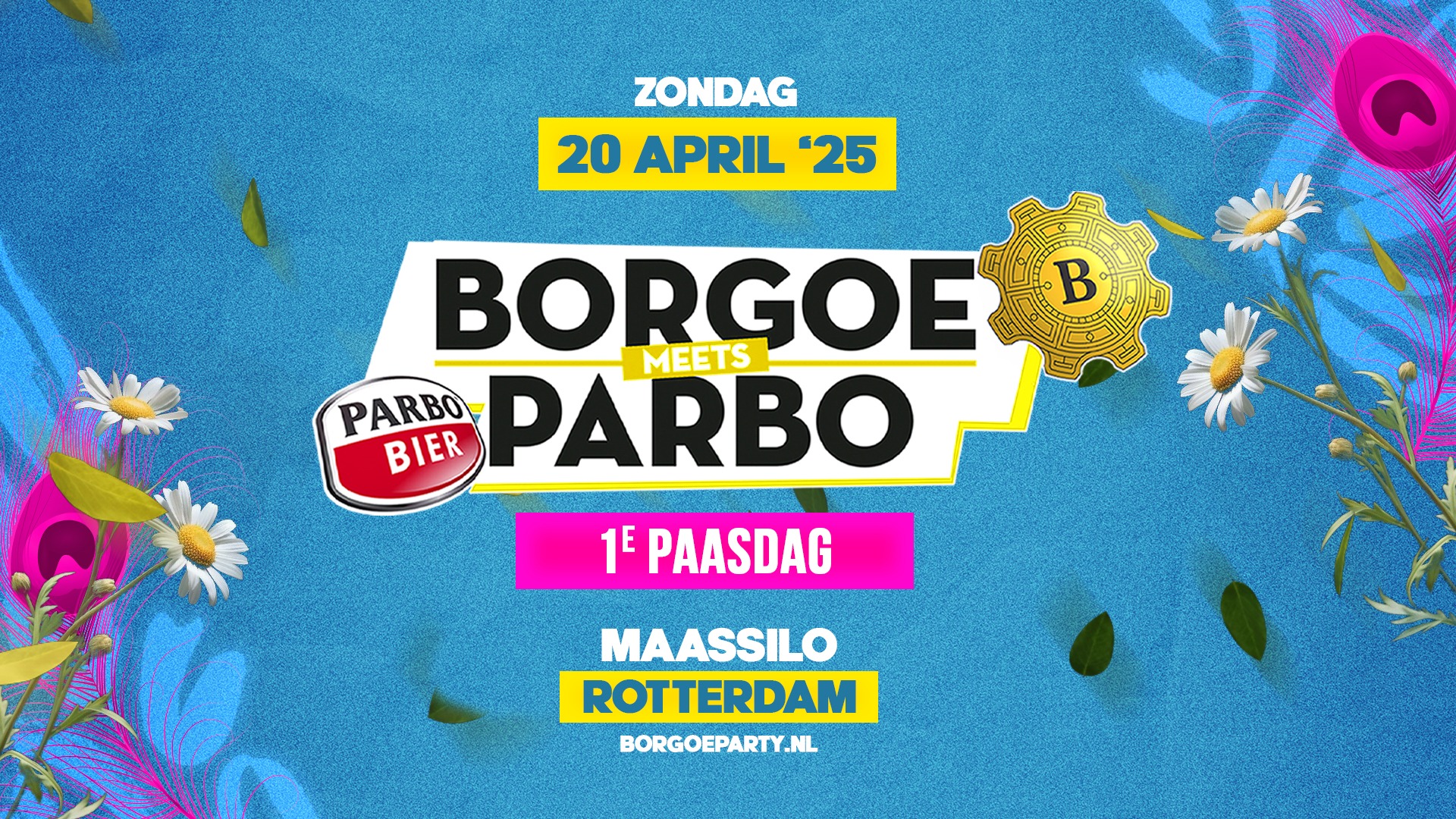 BORGOE meets PARBO Indoor Festival - zondag 20 april 2025 (1ste Paasdag ...