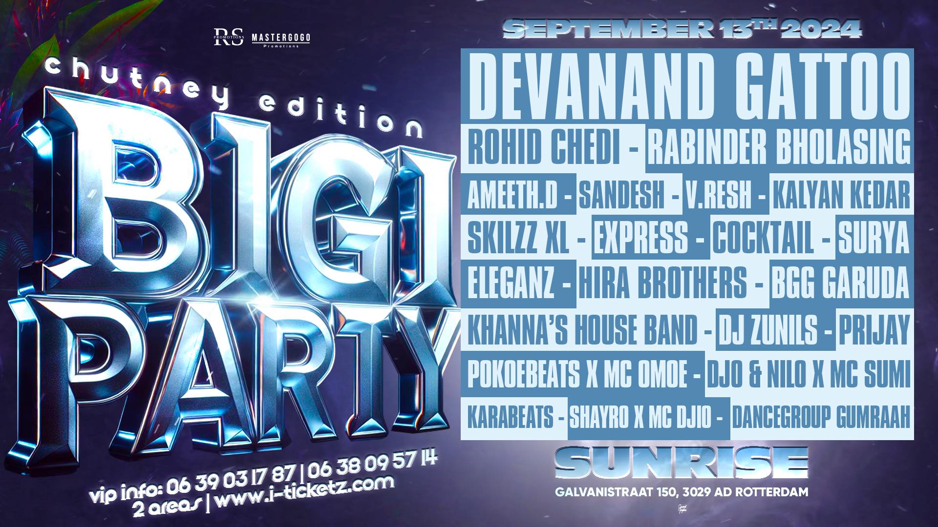BIGI PARTY (Chutney Edition) ⋆ Reena.nl